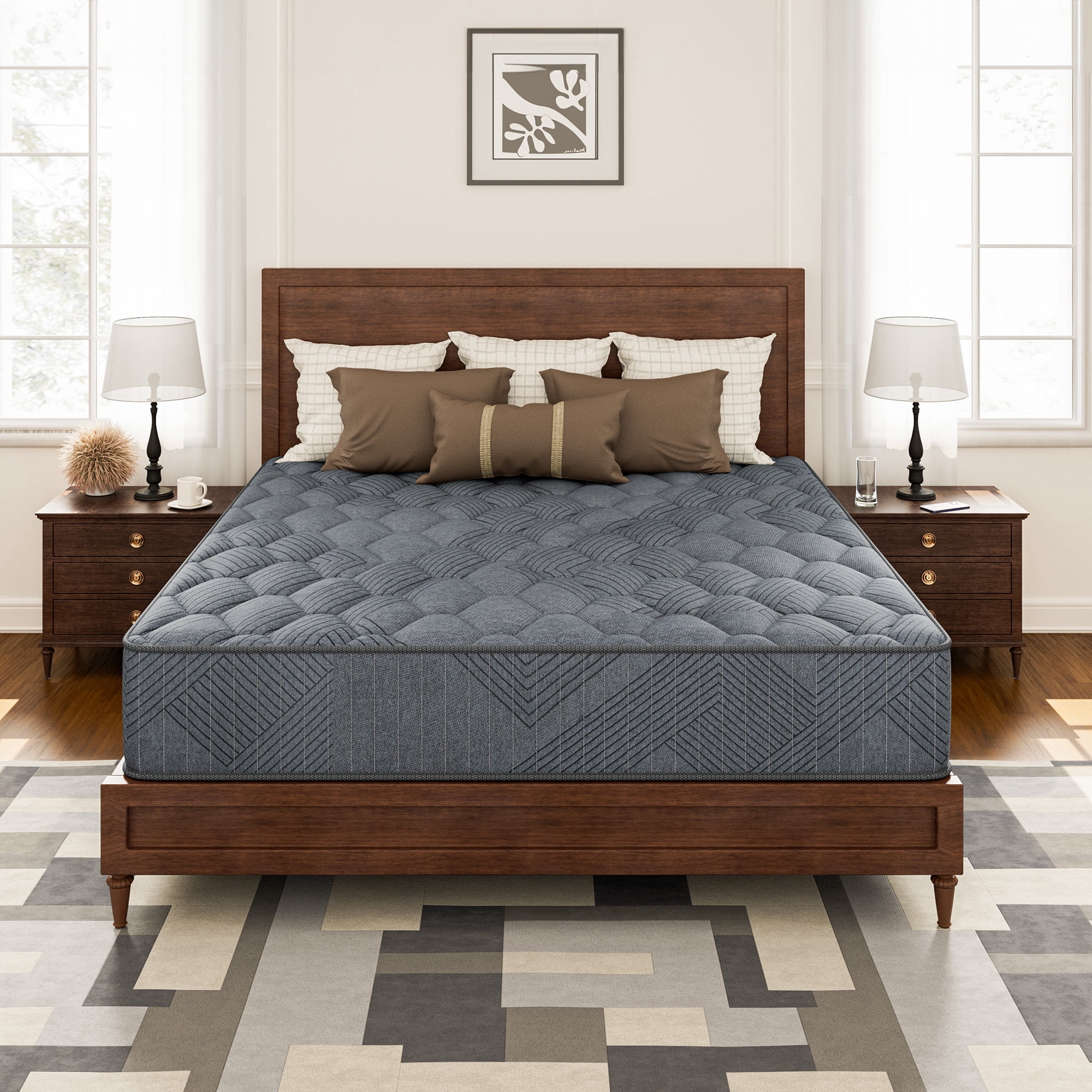 Full Mattress,Babo Care 10 Inch Hybrid Mattress with Gel Memory Foam ...