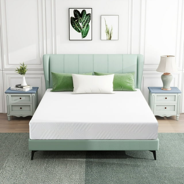 "12"" Full Memory Foam Mattress with Graphene Fabric Cover, Bed in a ...