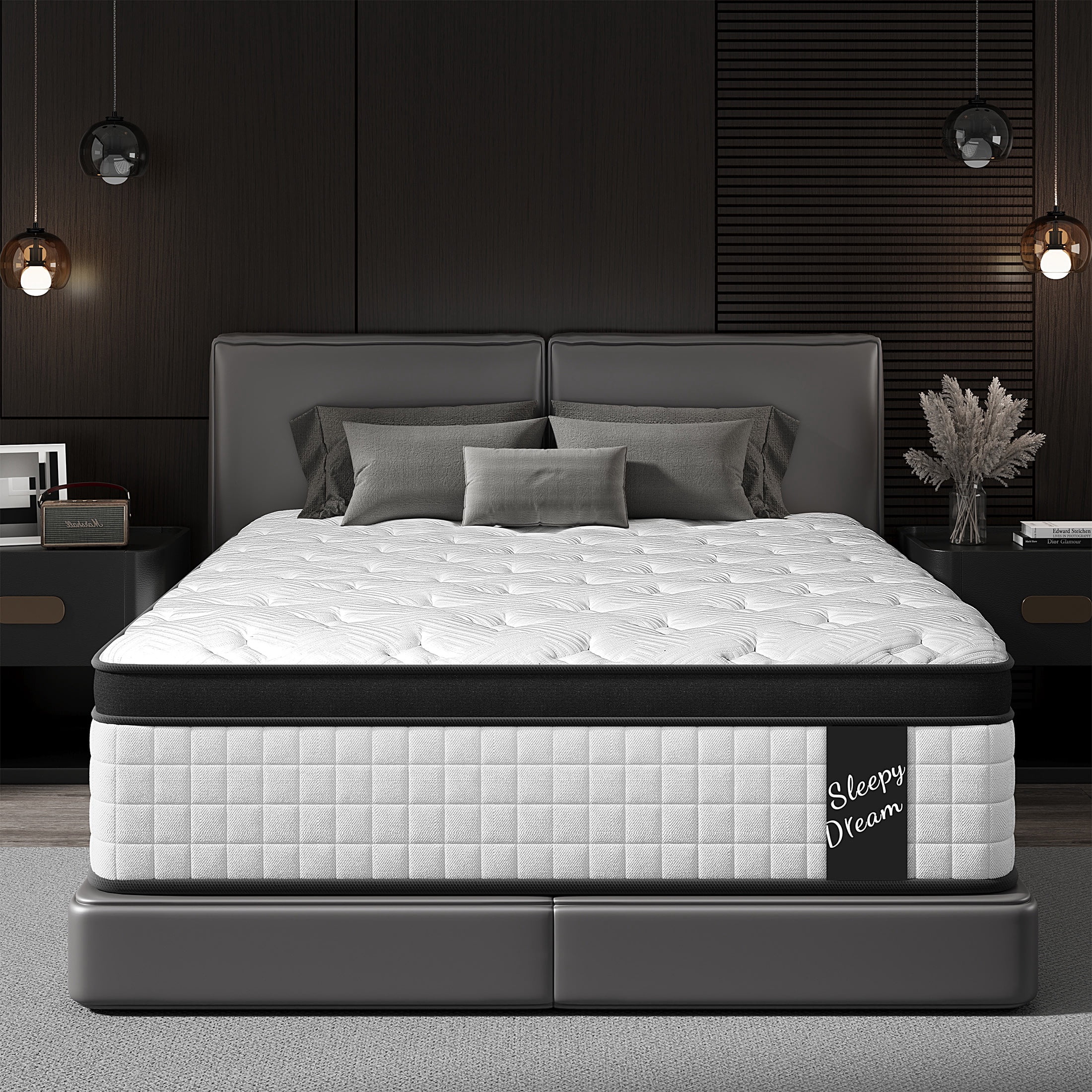 Full Mattress in a Box, UHOMEPRO 12 inch Memory Foam Mattress Hybrid ...