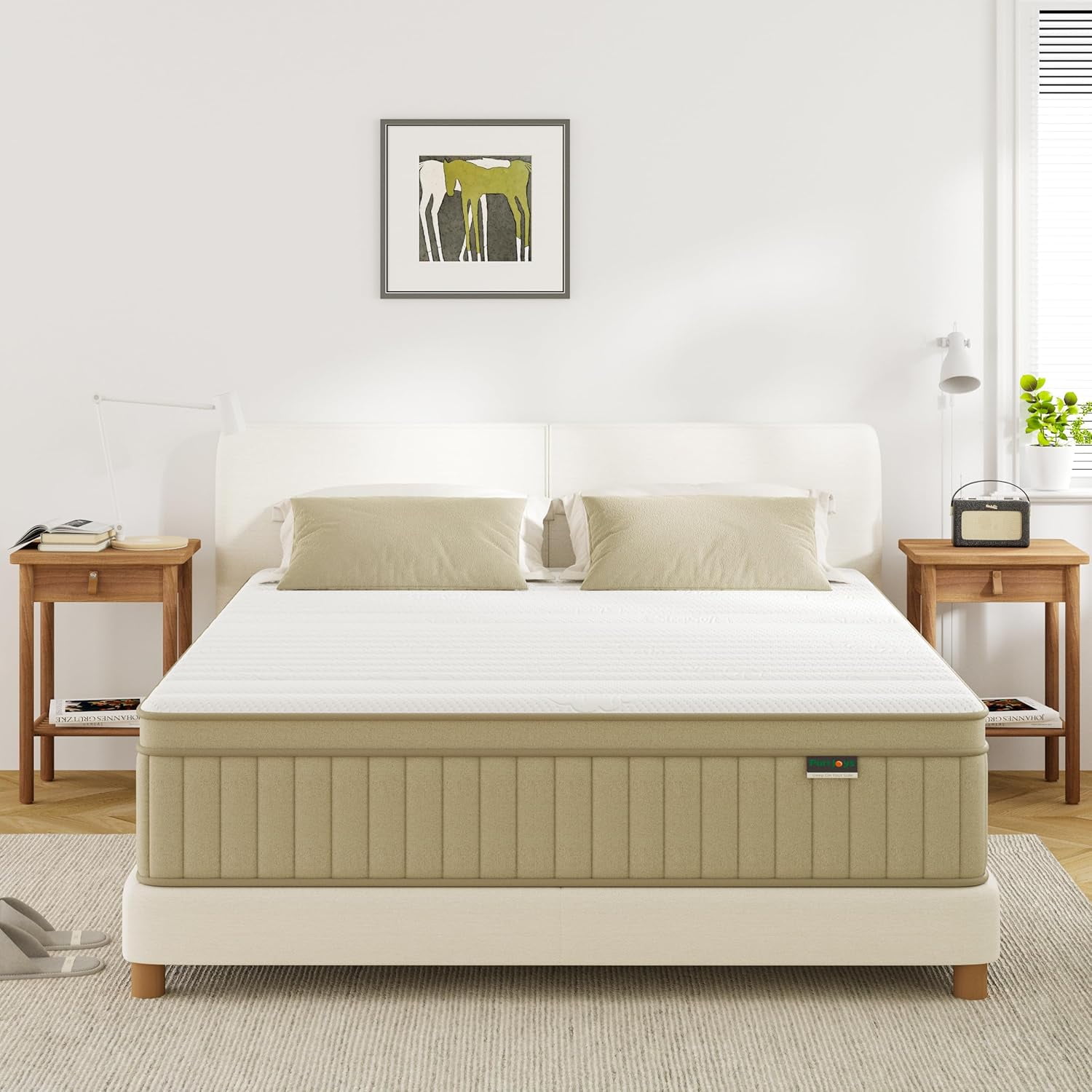 Full Mattress Firm, Dianfeng14 Inch Full Size Mattress in a Box,Hybrid ...