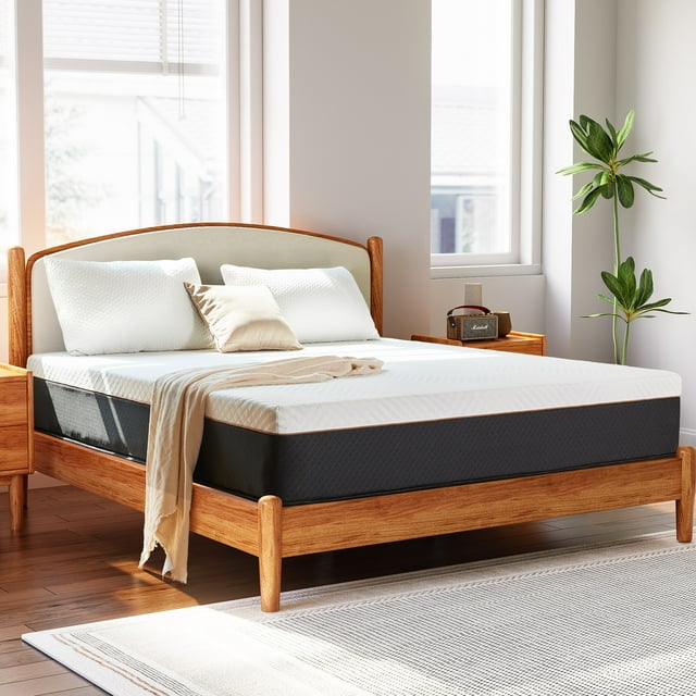 Full Mattress, Potctz 12 inch Medium Plush Innerspring Mattress in a ...