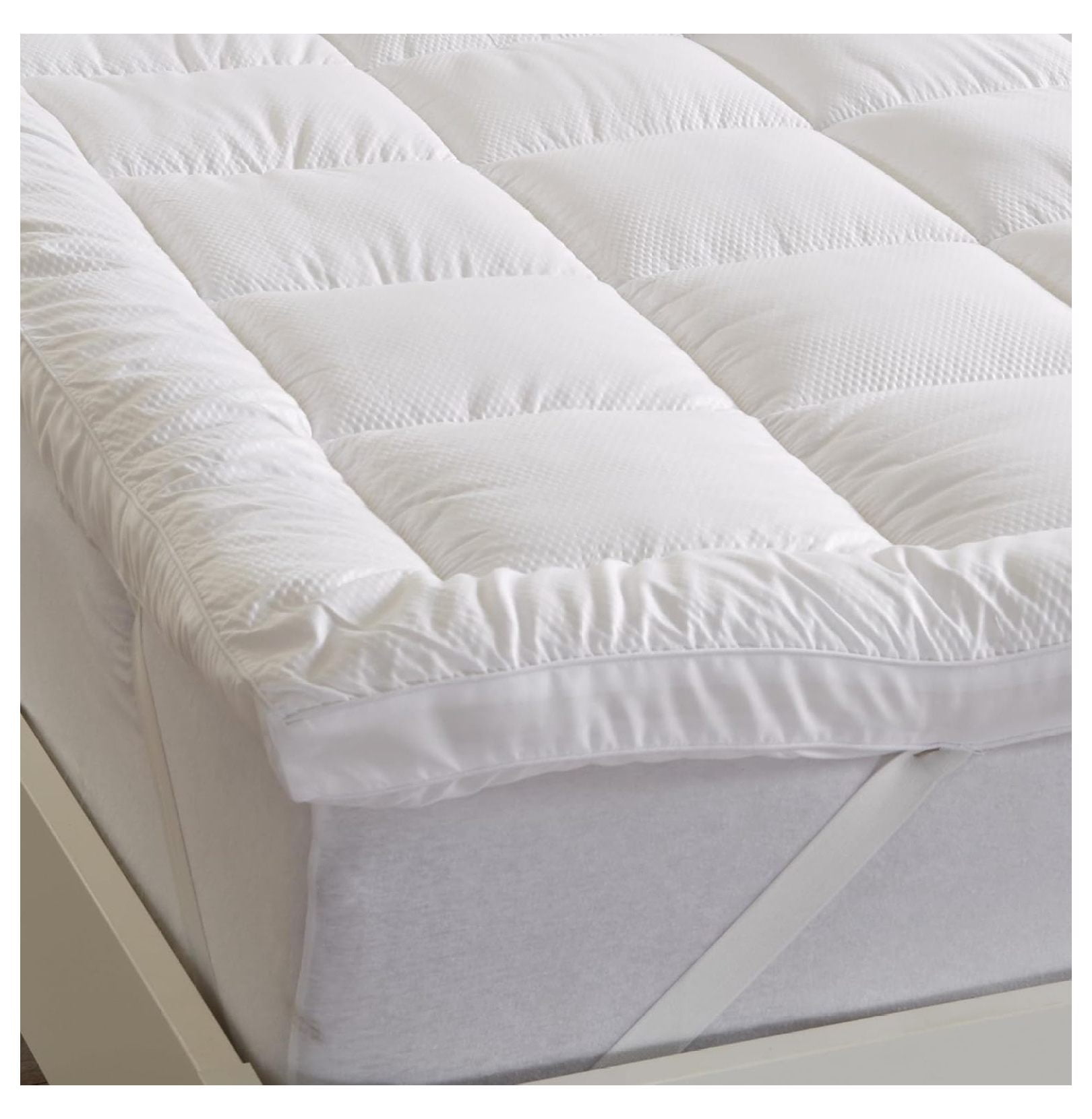 Full Mattress Topper. Thick, Elastic Corner Mattress Protector and ...