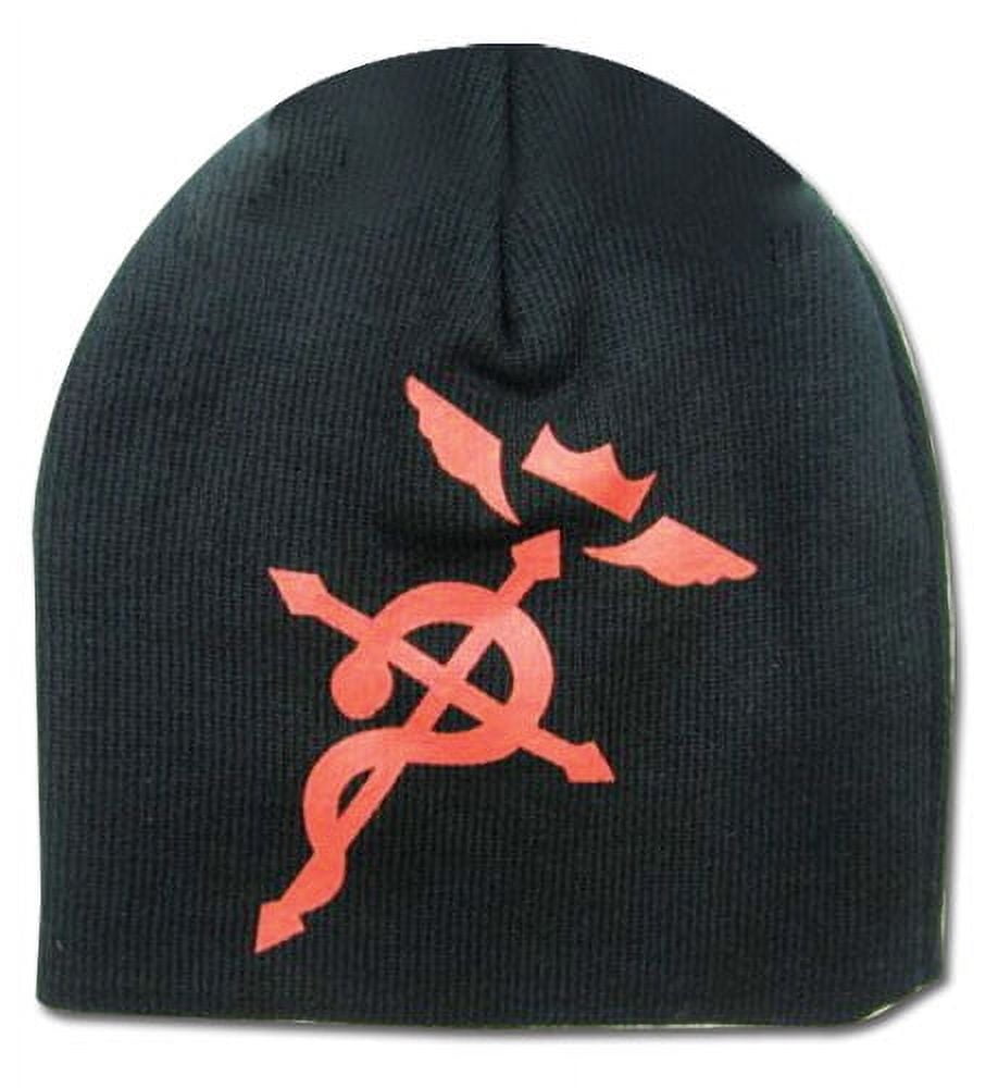 Full Metal Alchemist Brotherhood Flamel Cross Logo Symbol Anime Beanie ...