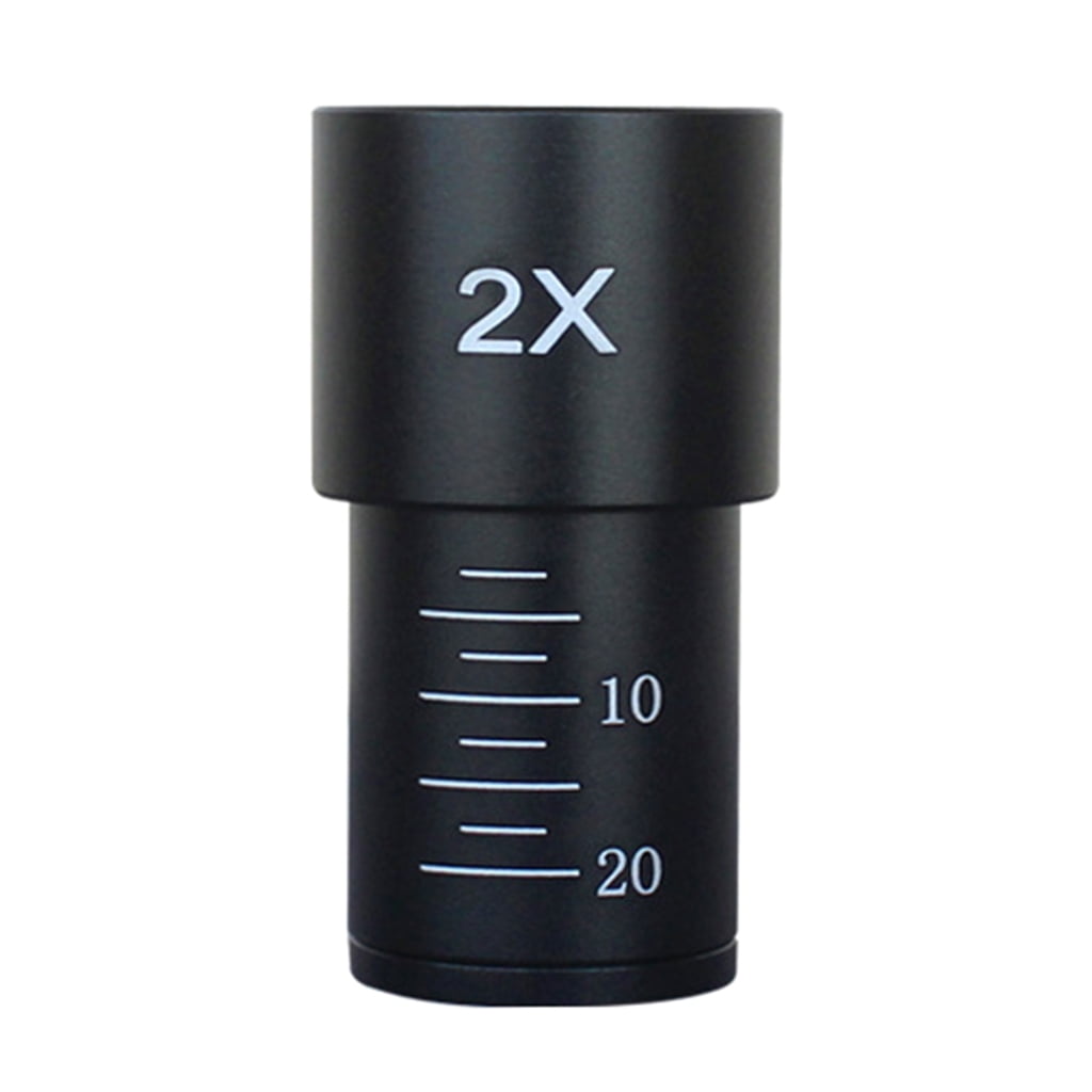 Full Metal Aluminum 2X Barlow Lens Microscope Accessories for 23.2mm ...