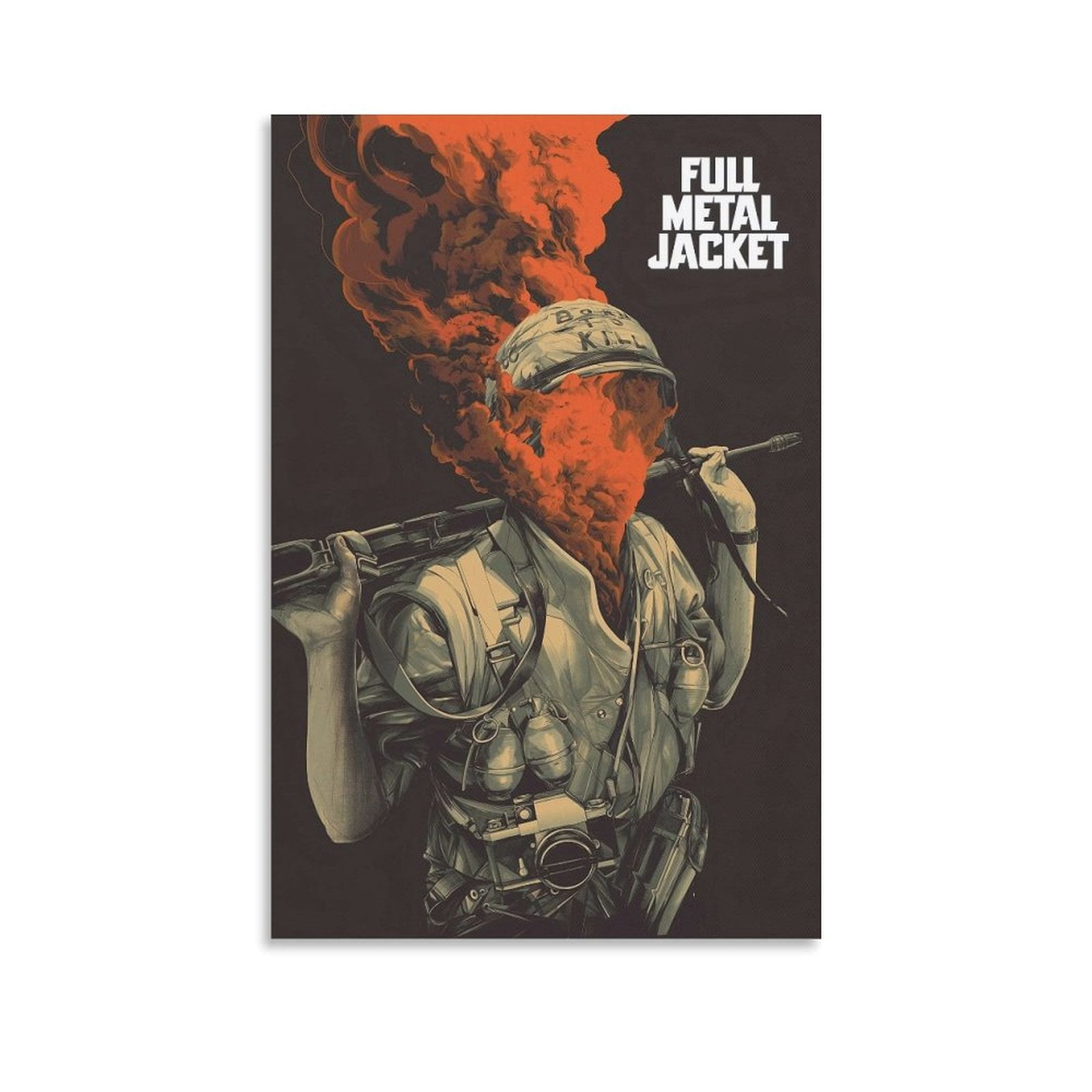 Full Metal Jacket Movie Poster (2) Posters Art Print Wall Photo Paint ...
