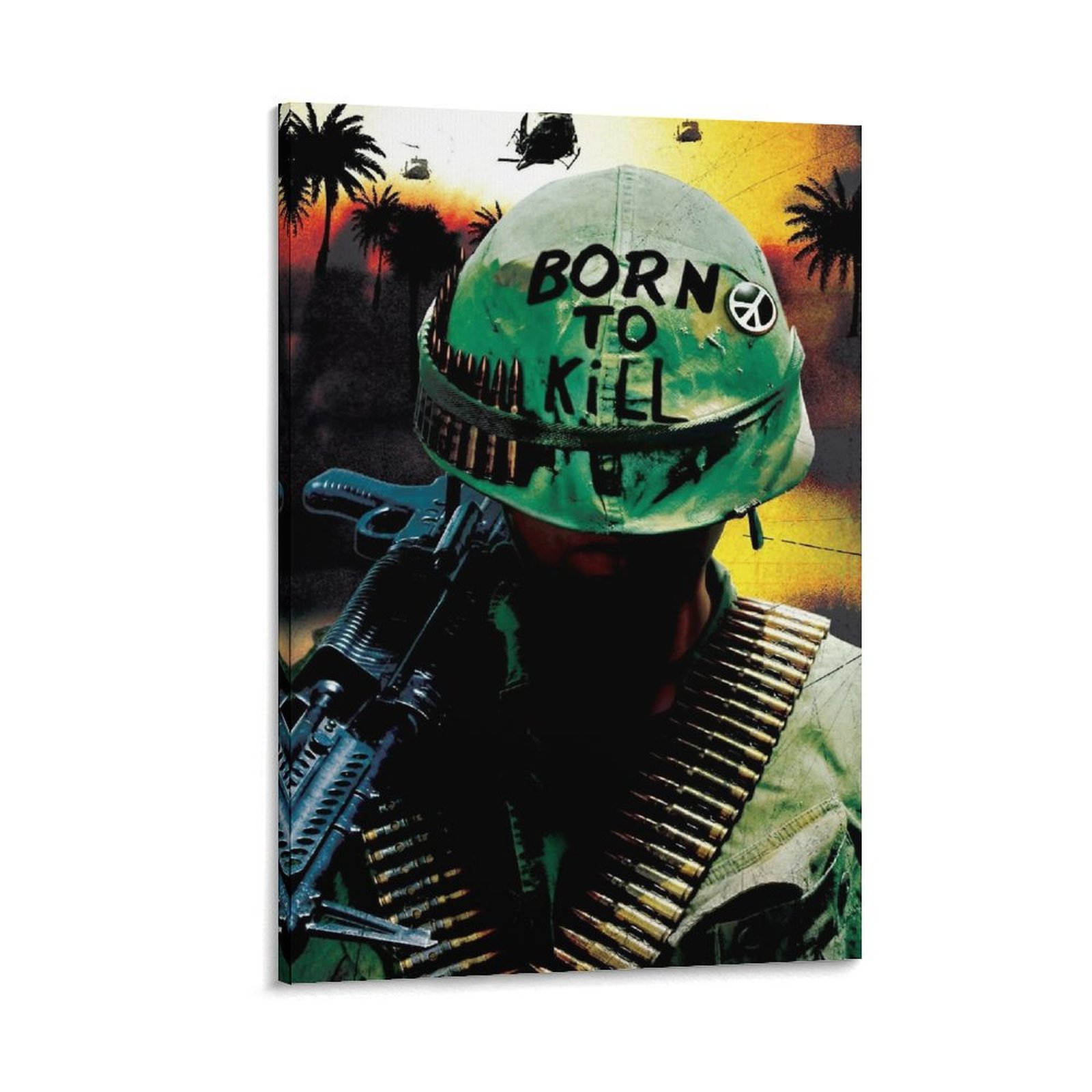 Full Metal Jacket Movie Poster (3) Painting On Canvas Wall Art Poster ...