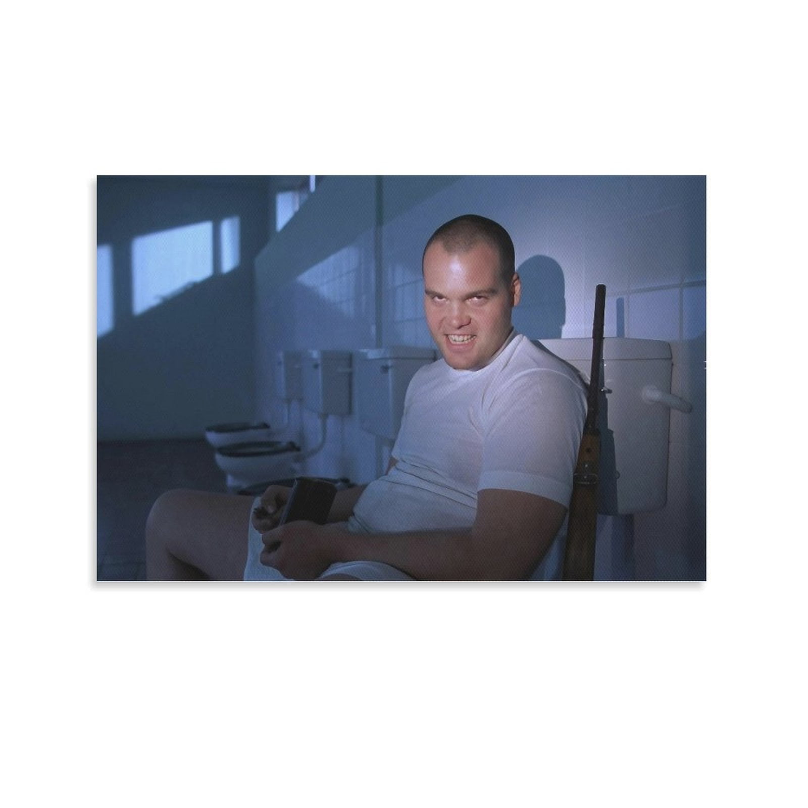 Full Metal Jacket Movie Poster With Crazed Look Evil Eyes (2) Posters ...