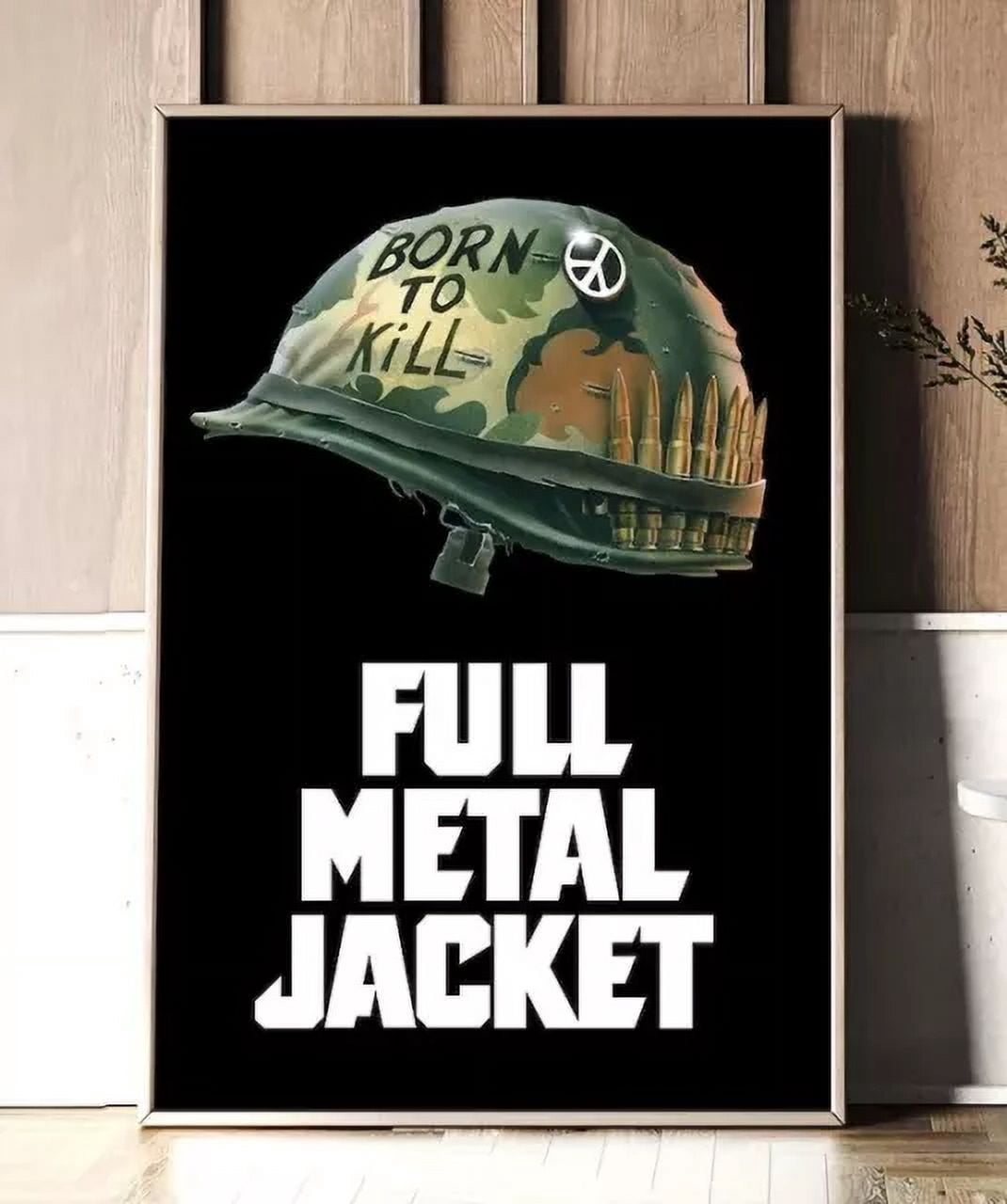 Full Metal Jacket Movie Poster NO FRAMED POSTER Home Decor, Vintage Art ...