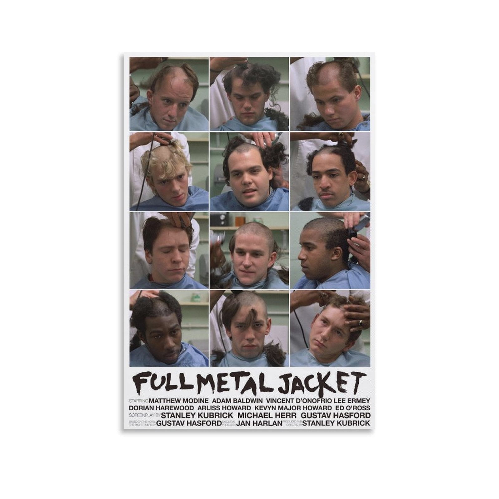 Full Metal Jacket Movie Poster With Shave Head Shave Hair Actor Home ...