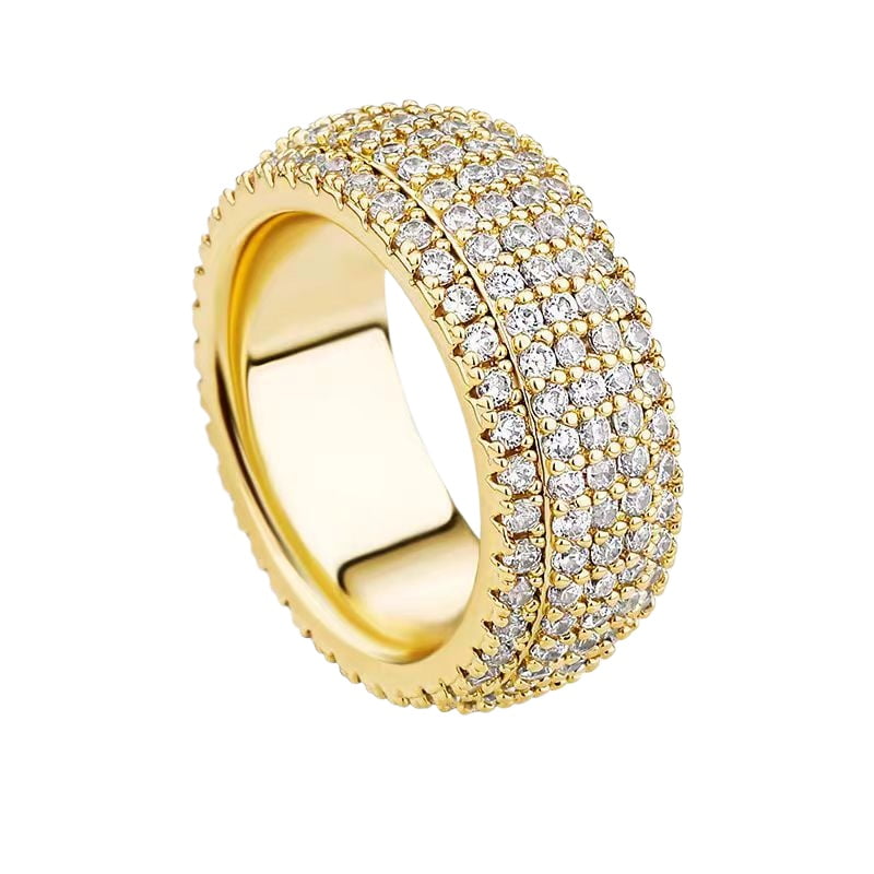 Full Moissanite Rings for Men Engagement Ring Mens Diamond Wedding ...