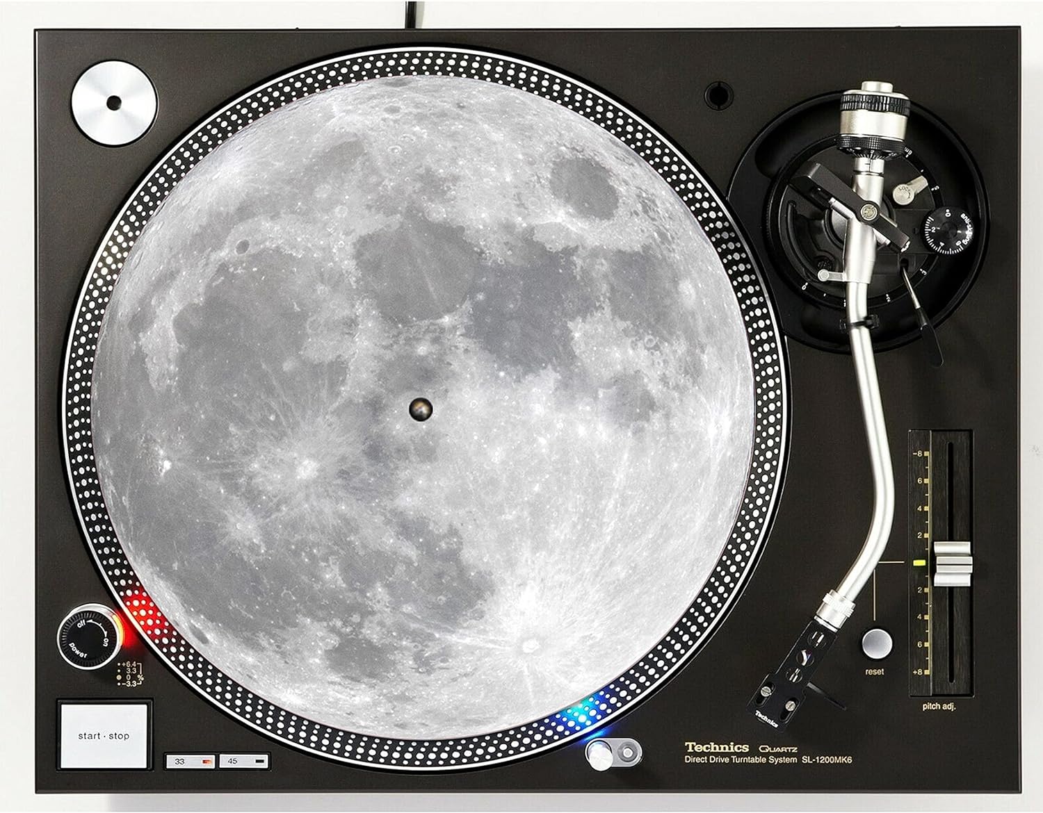 Full Moon #1 Vinyl Memorabilia 12" Inch Slip Mat Turntable Slipmat DJ ...