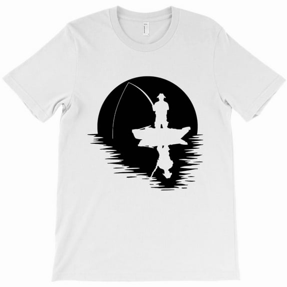 Full Moon Angler A Cool Graphic Gift For The Dedicated Night Fisherman ...