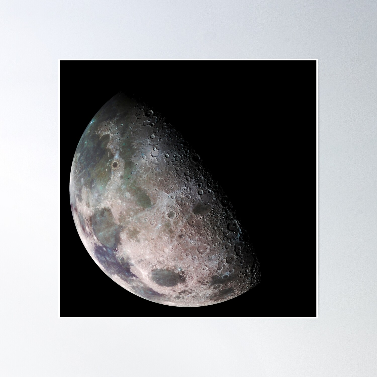 Full Moon At Its Best Poster Wall Art, Modern Wall Decor, 16x16 ...