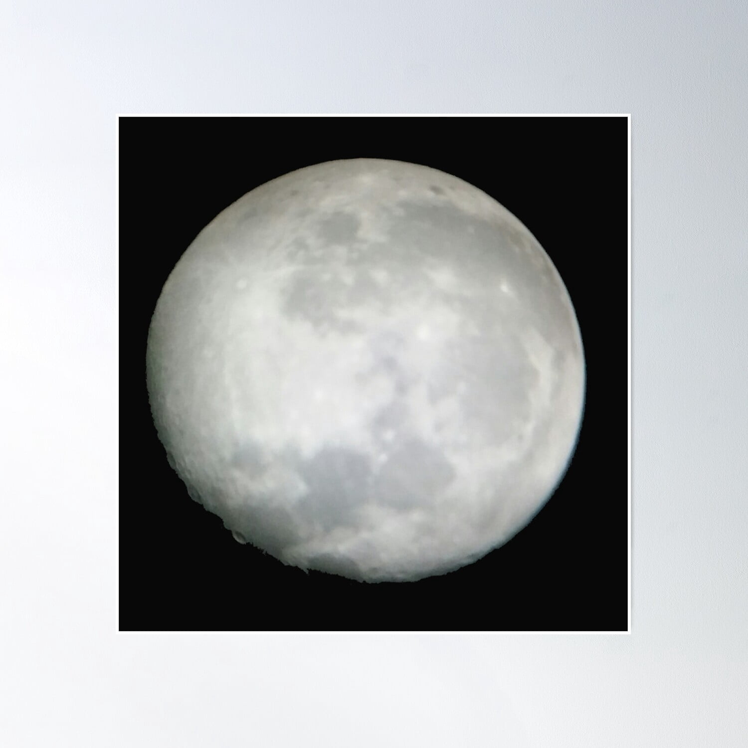 Full Moon Poster Wall Art, Modern Wall Decor, 16x16 UNFRAMED - Walmart.com