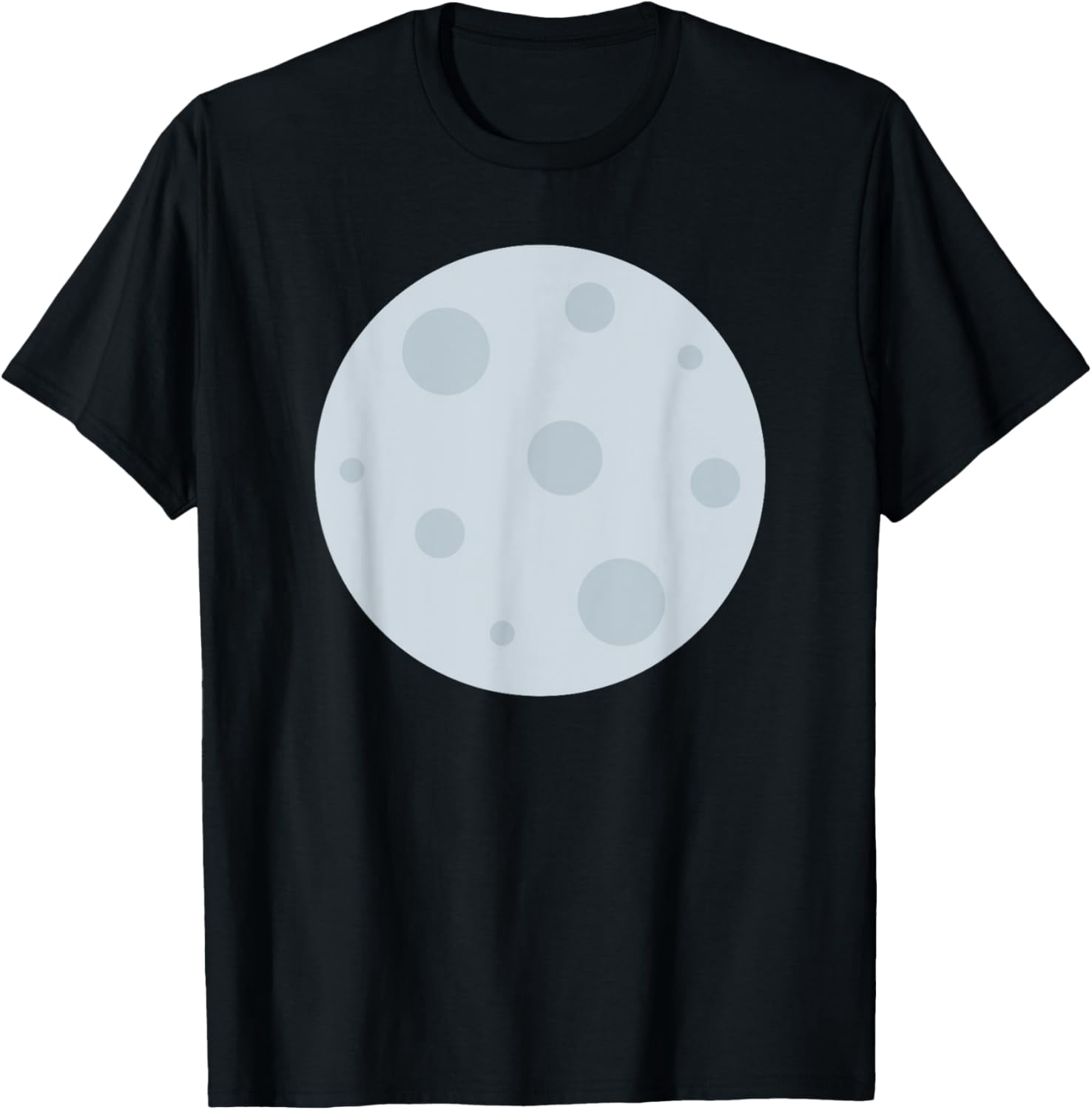 Full Moon T-Shirt men and women can wear, black, white, gifts - Walmart.com