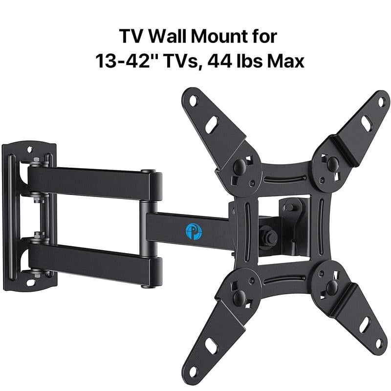 Full Motion TV Monitor Wall Mount Bracket Articulating Arms Swivel Tilt ...