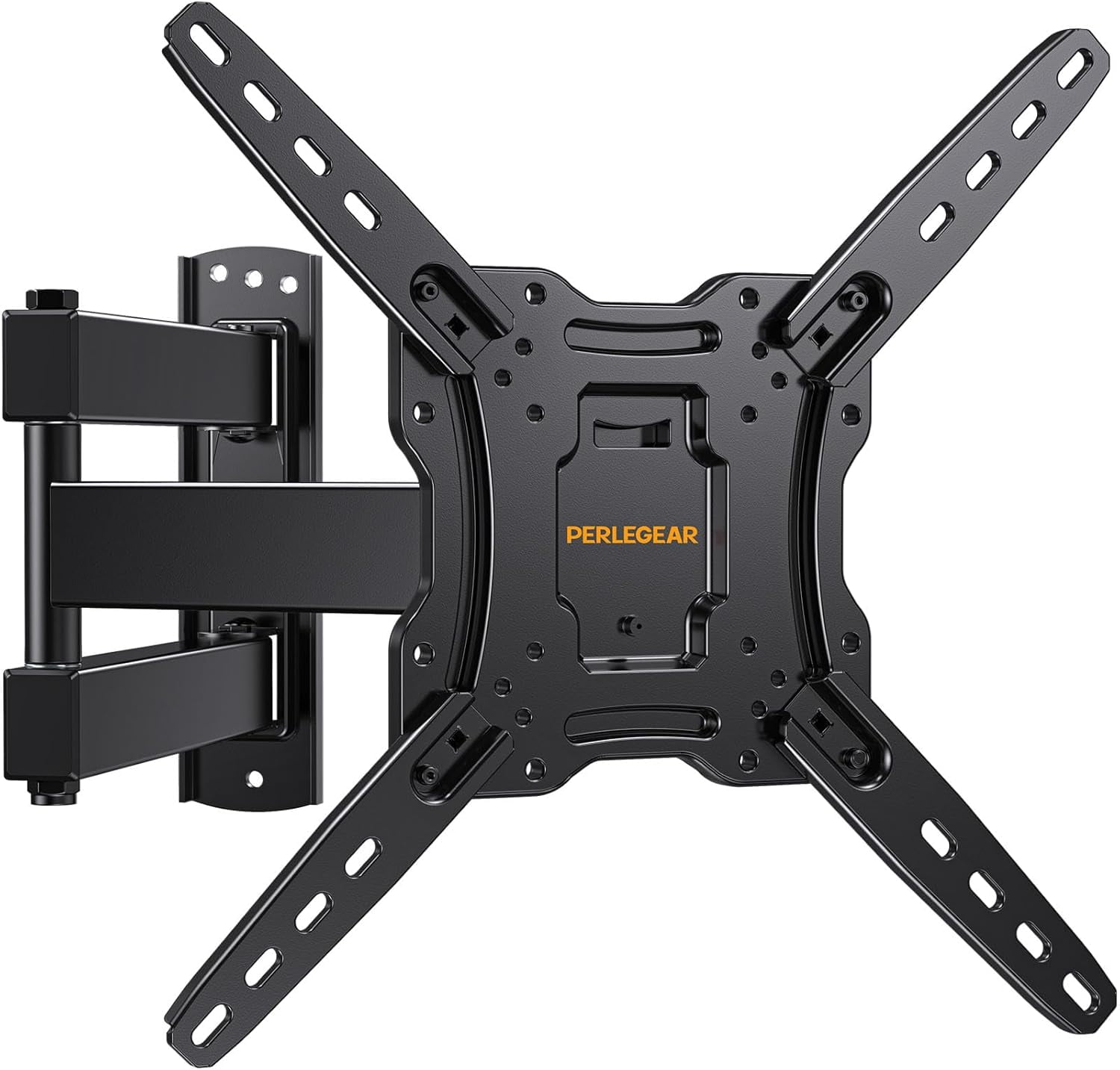 Full Motion TV Wall Mount for 26-55 inch Flat or Curved TVs, Wall Mount ...