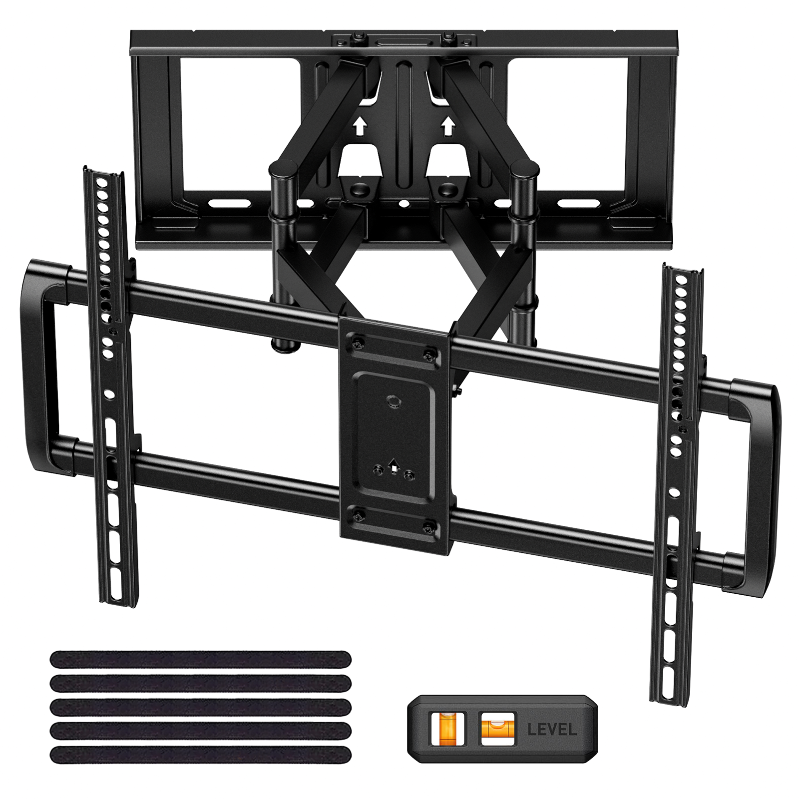 Full Motion Wall Mount Bracket for Flat or Curved TVs 37-75 inch ...