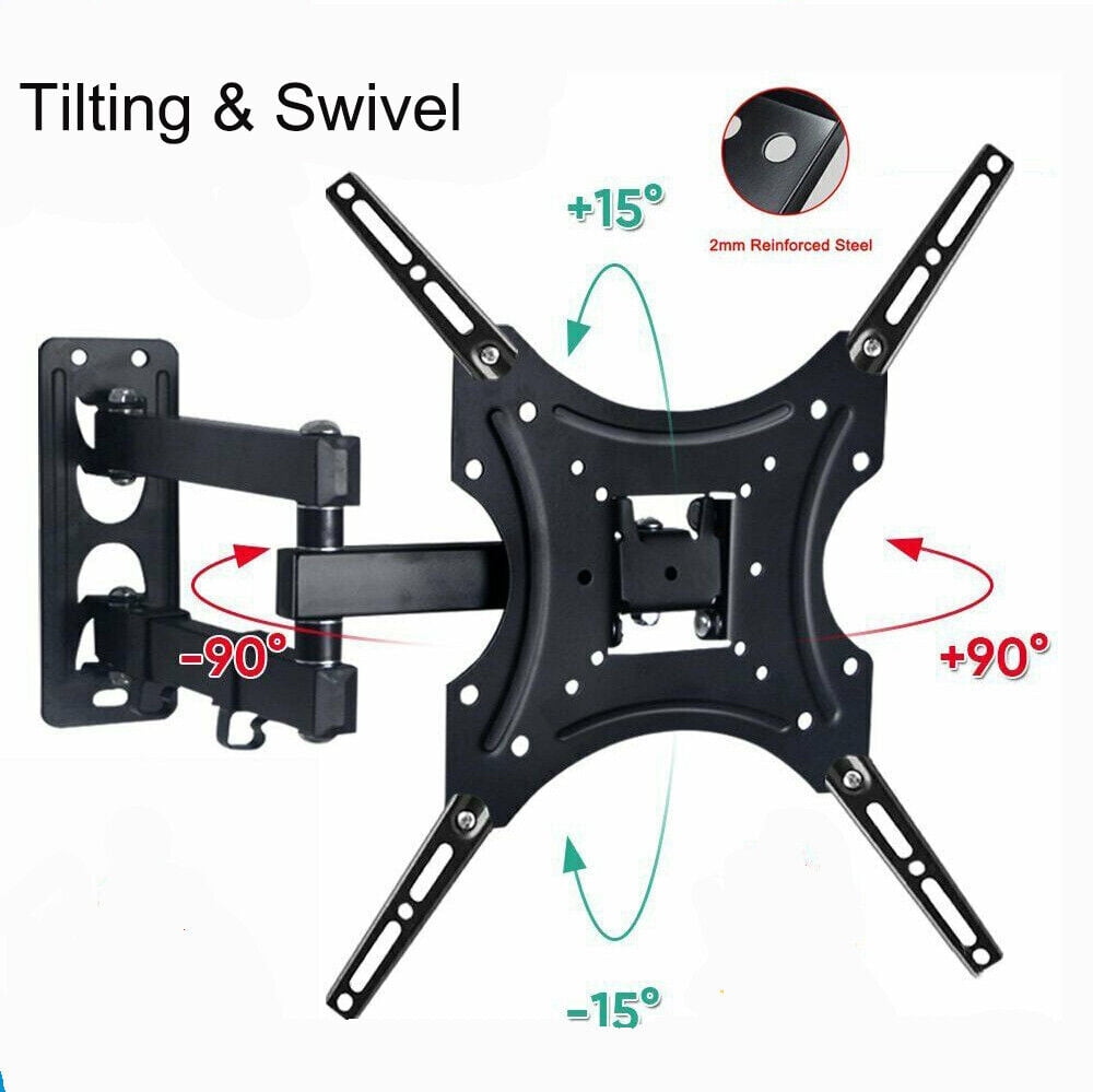 Full Motion TV Wall Mount Brackets for Most 32-55 Inch LED LCD Flat ...