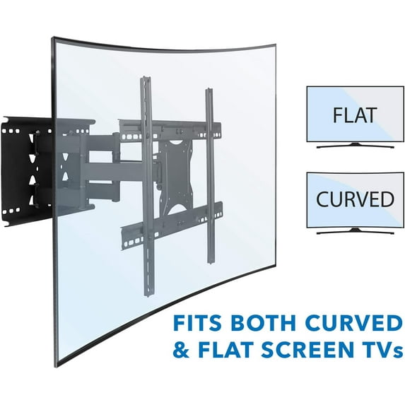 Full Motion TV Wall Mount with Dual Articulating Arms | Universal TV ...