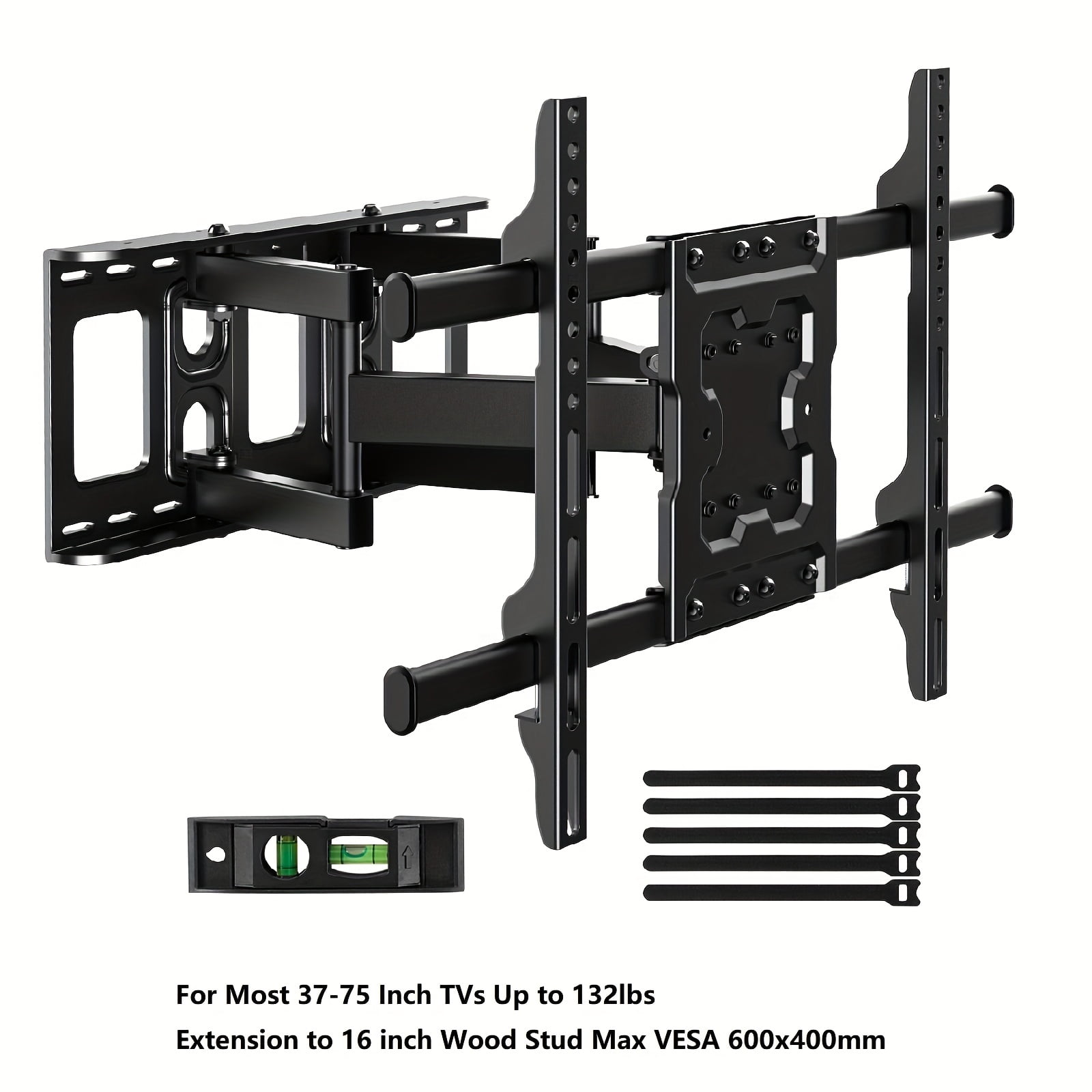 Full Motion TV Wall Mount with Swivel Tilt Rotation, 24" Extension ...