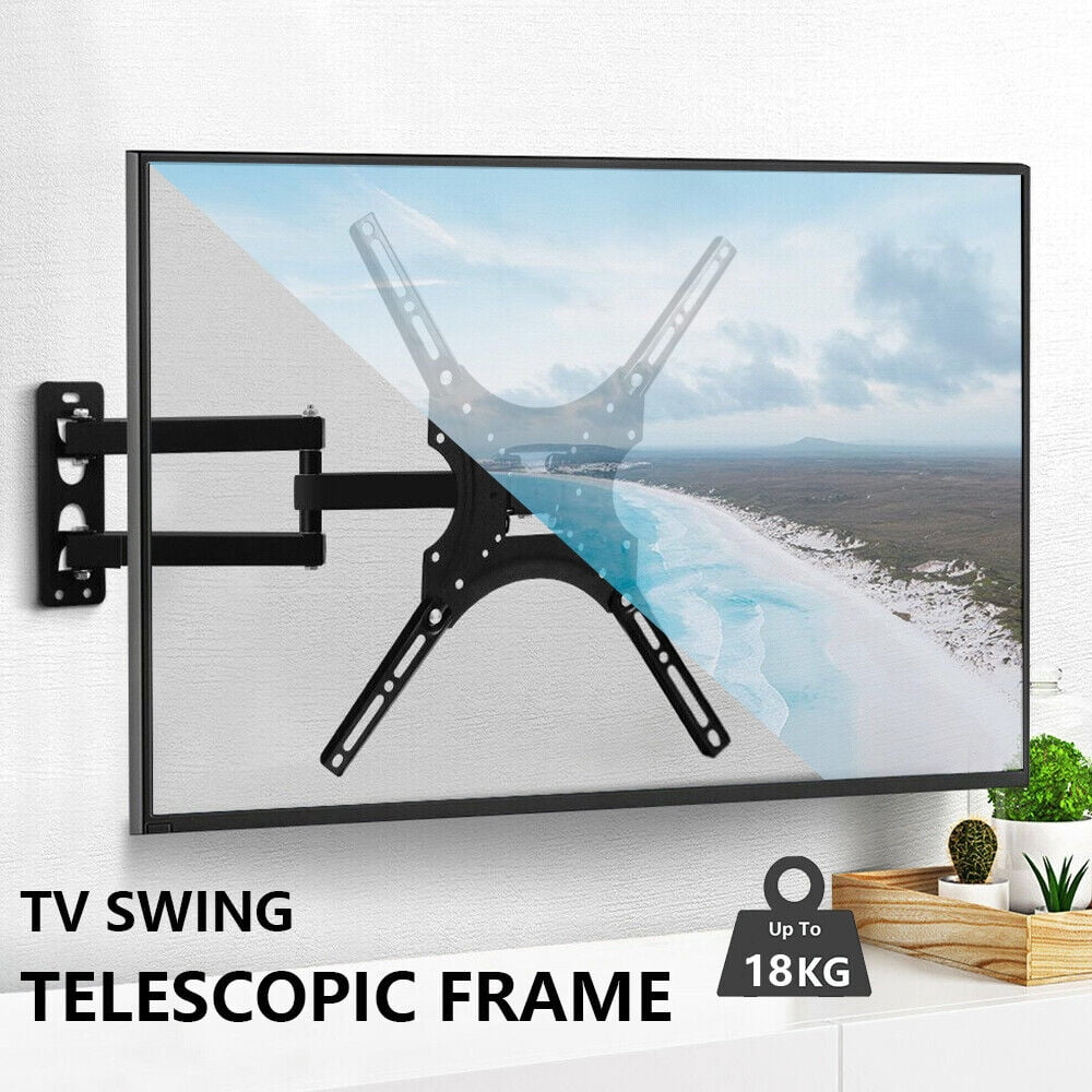 Full Motion TV Wall Mount Swivel and Tilt for Most 32-55 Inch TVs, TV ...