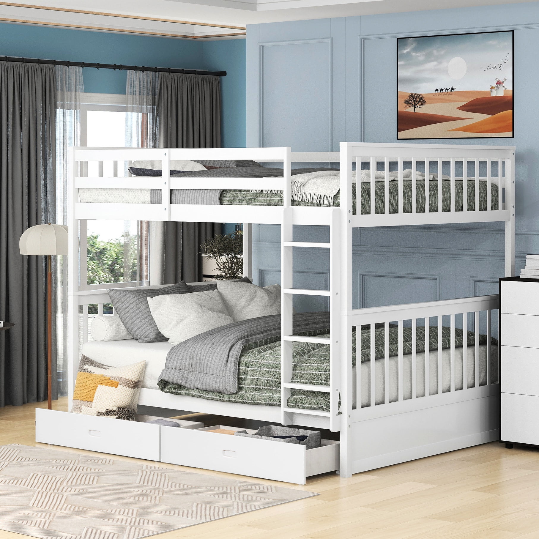 Full-Over-Full Size Bed - Maximizes Space and Can Be Split - For ...