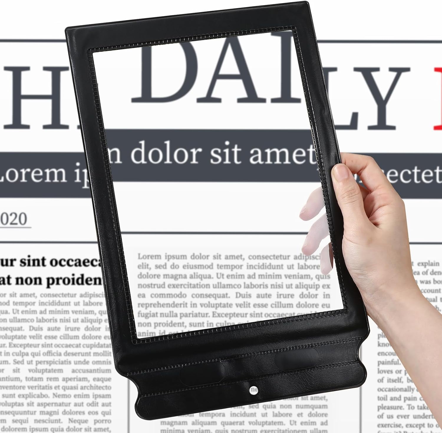 Full Page Magnifier,Full Page Magnifying Glass With Light,Full Page ...