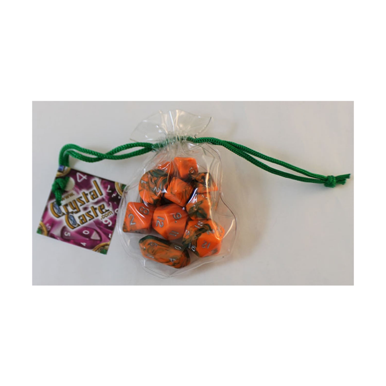 Crystal Caste Full Poly Set Hybrid Orange w/Green (10) New - Walmart.com