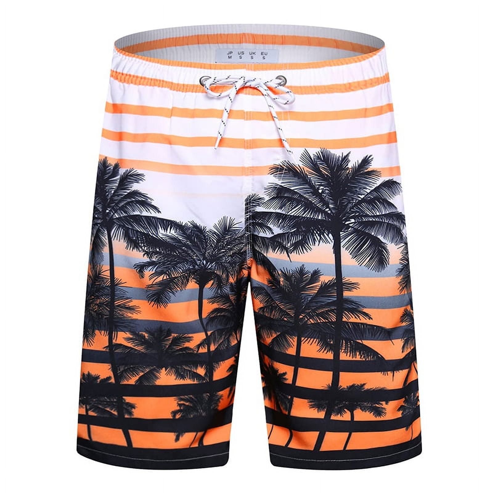 Full Print Hawaii Beach Shorts For Men Summer Board Shorts Beachwear ...