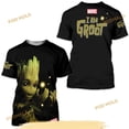 Full Printed Brand New Fashion 3D Shirt I Am Groot - Walmart.com