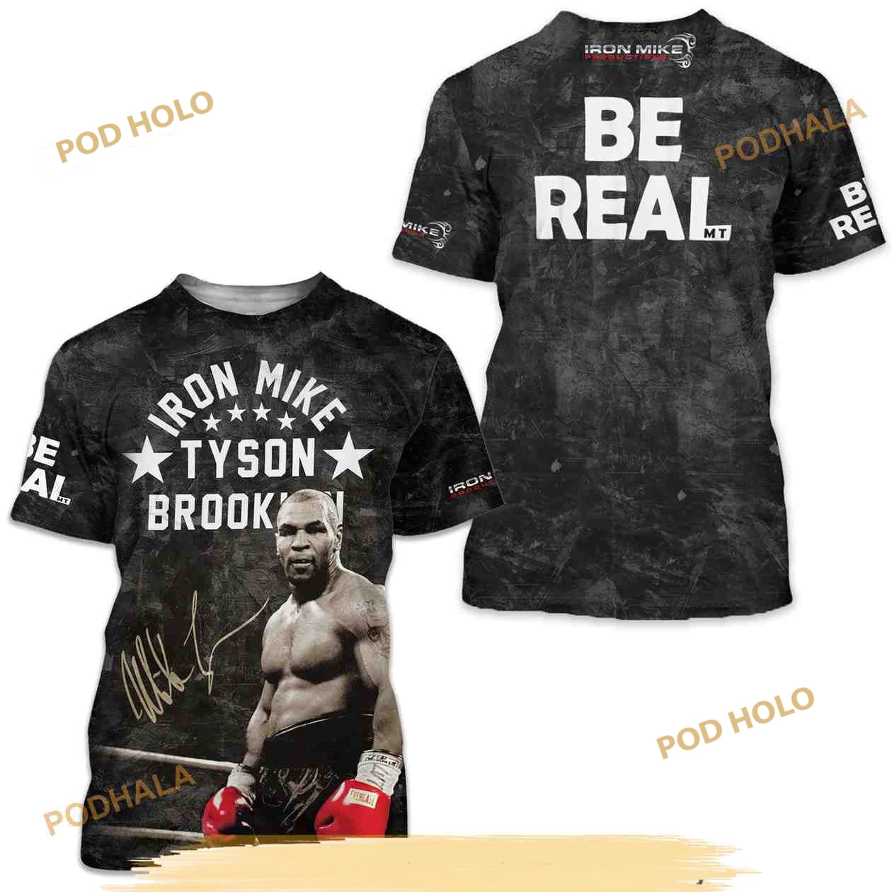Full Printed Brand New Fashion 3D Shirt Khabib Mike Tyson - Walmart.com