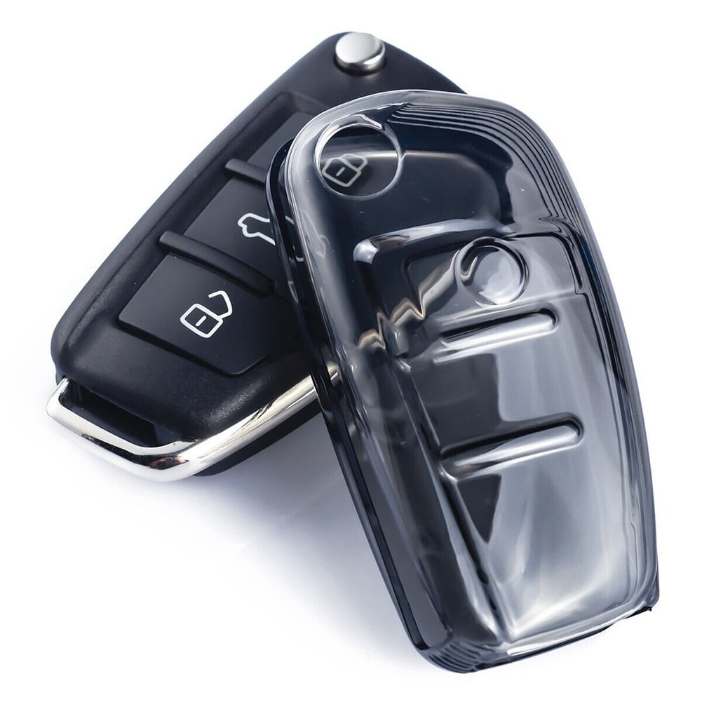 Full Protection Flip Key Fob Case For A1 For A3 Q3 Q7 S3 Tt Black ...