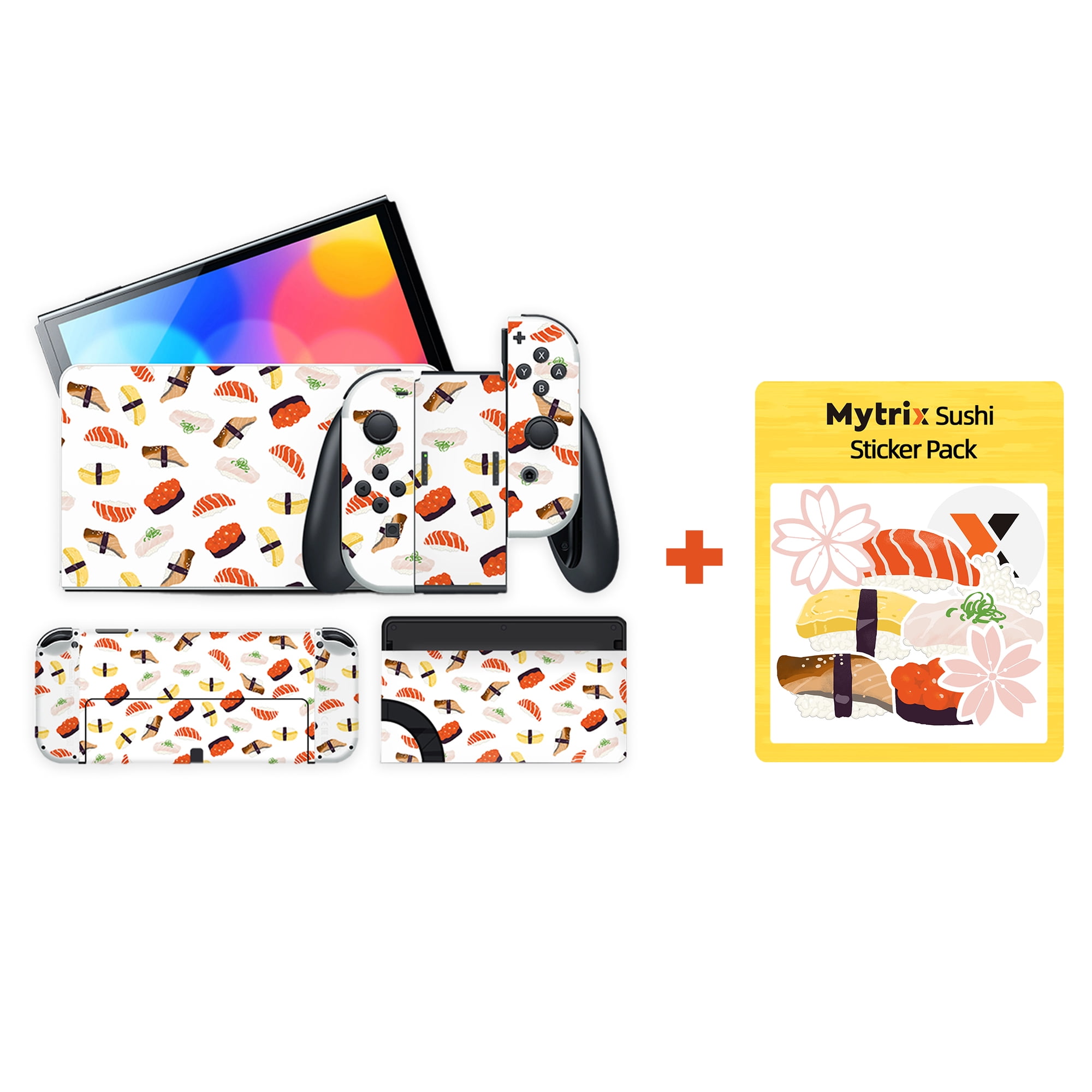 Full Protective Stickers Set for Nintendo Switch OLED and 10P Sticker ...