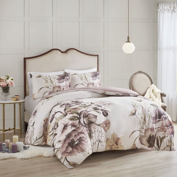 Full/Queen 3 Piece Cotton Printed Duvet Cover Set - Walmart.com