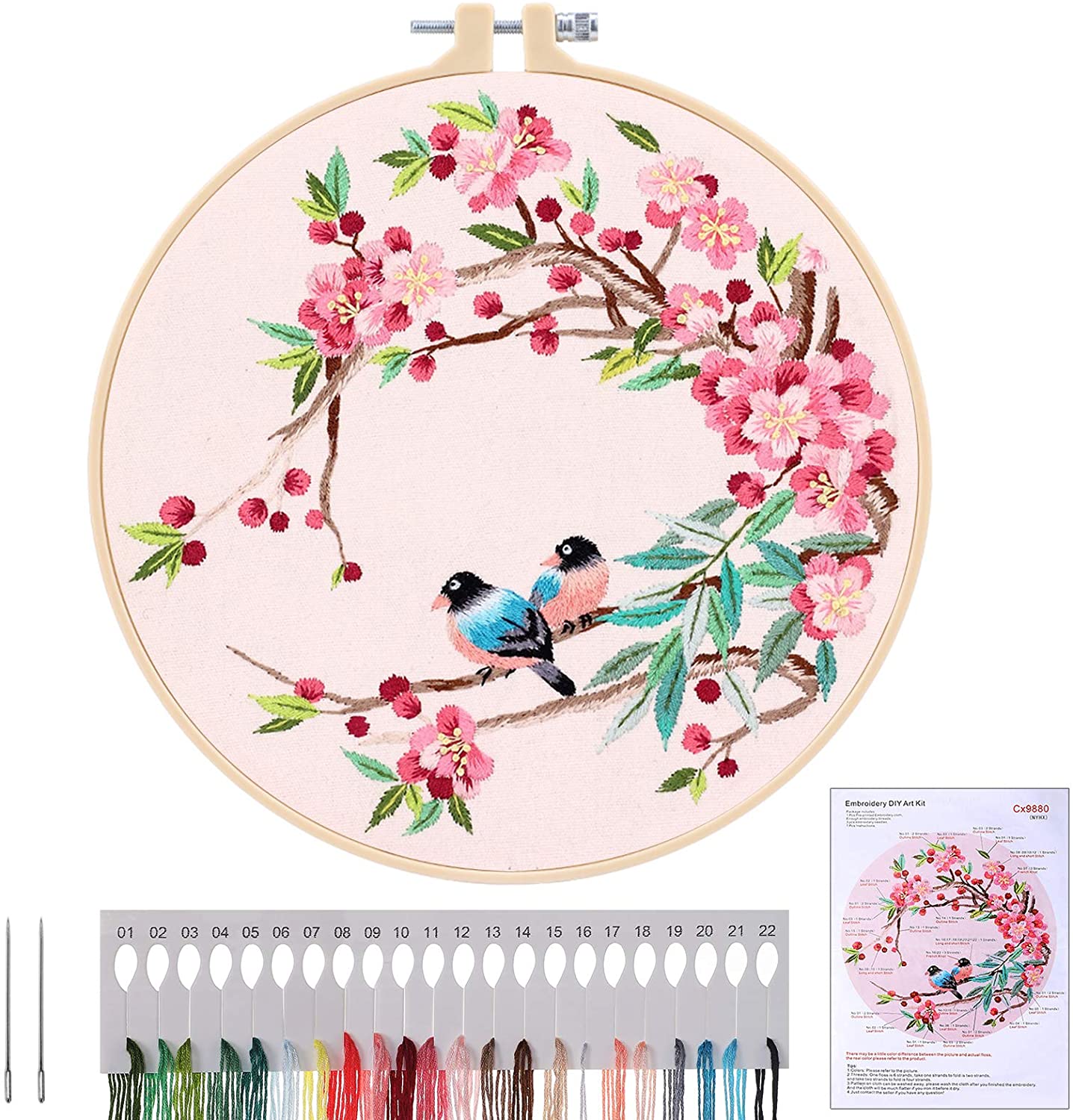 Bucilla Stamped Embroidery Kit Bohemian Paisley - Walmart.com