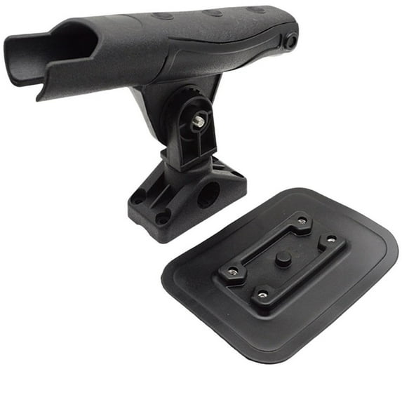 Full Rotation Fishing Rod Holder Not Slip Wide Base Adjustable Angles ...