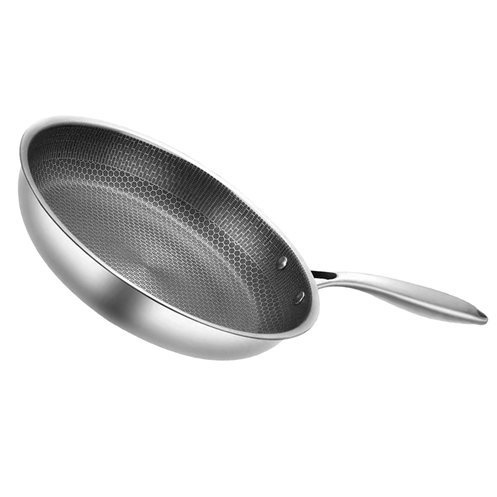 Full Screen Omelette Pan Pans Flat Pan Cooking Pan Stainless Steel Wok ...