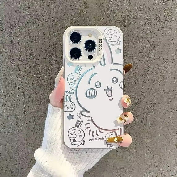 Full Screen Usagi Chiikawa Friends Lovel Cartoon Phone Case For iPhone ...
