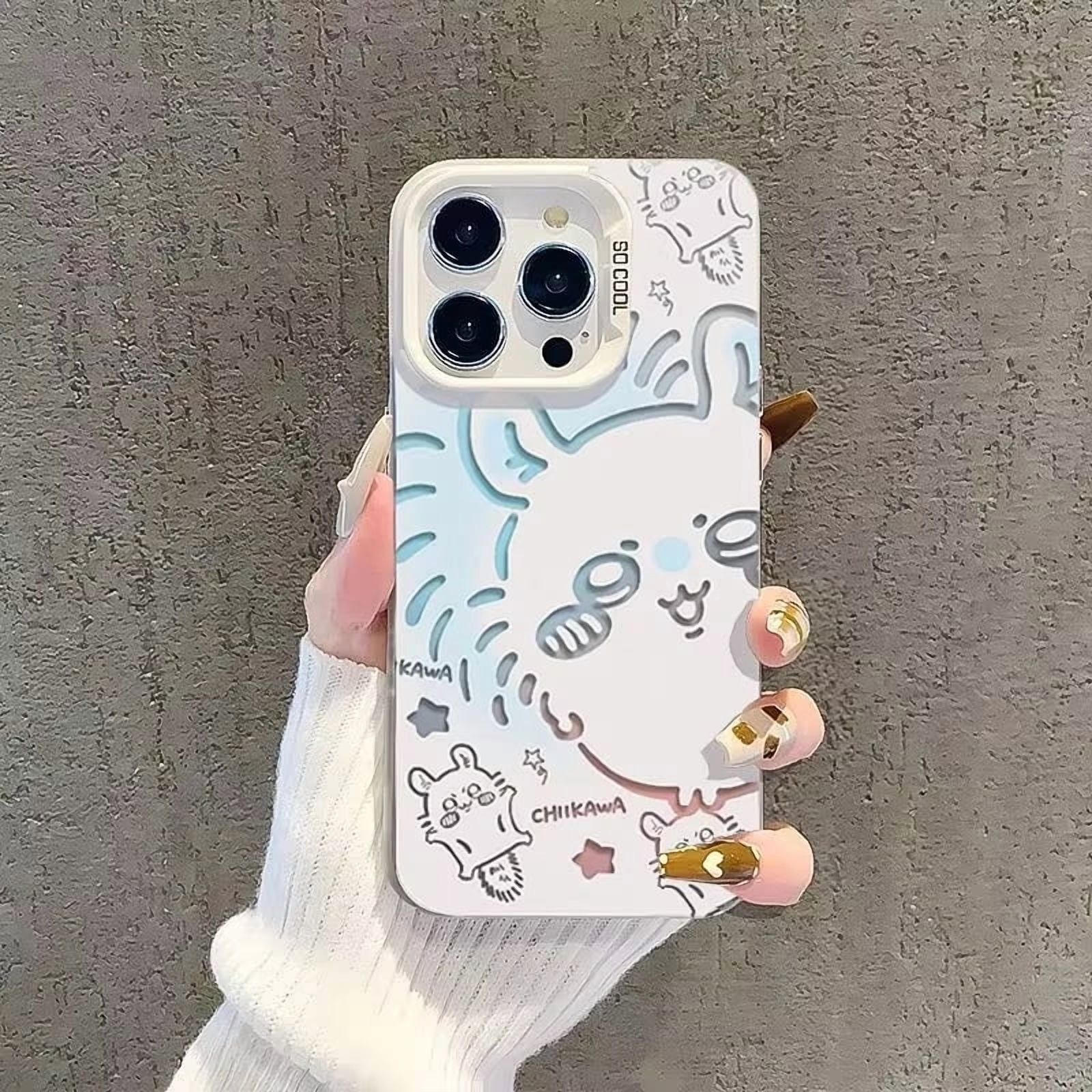 Full Screen Usagi Chiikawa Friends Lovel Cartoon Phone Case For iPhone ...