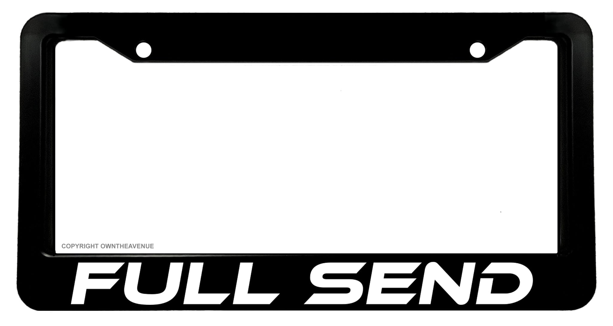Full Send JDM Drifting Funny Joke Gag Prank License Plate Frame V01 ...
