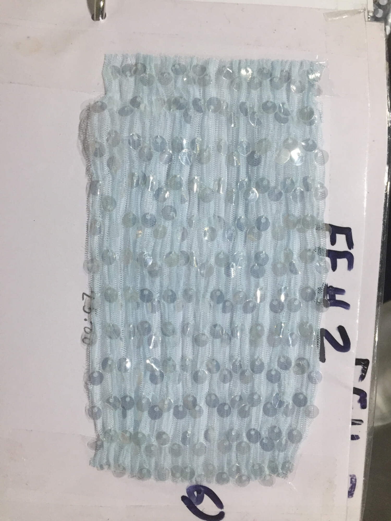 Full Sequence water blue Net Fabric WITH silver color SEQUENCE 58quot ...