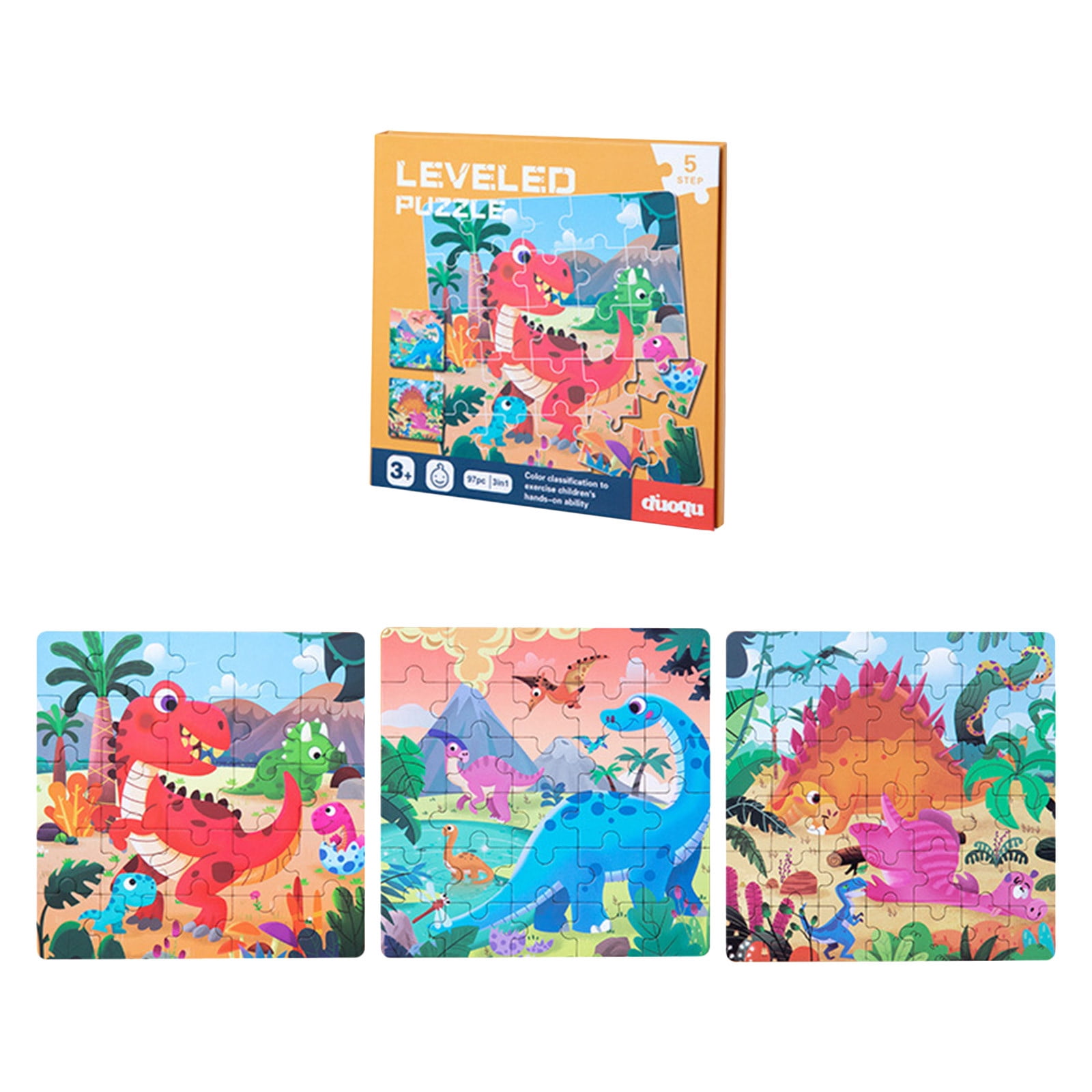 Full Set of 10 Advanced Magnetic Puzzles for Toddlers Aged 3 to 7, 3-in ...