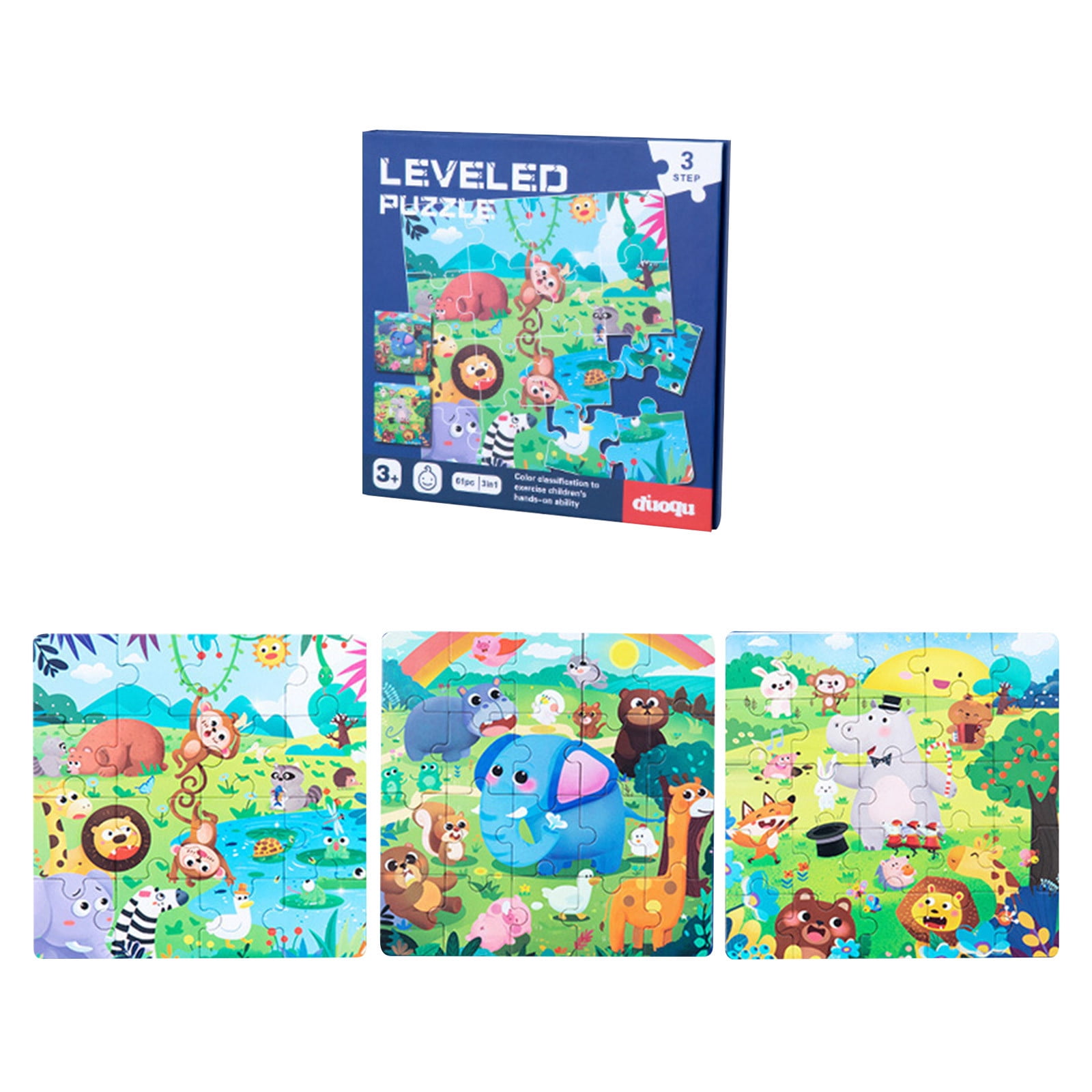 Full Set of 10 Advanced Magnetic Puzzles for Toddlers Aged 3 to 7, 3-in ...