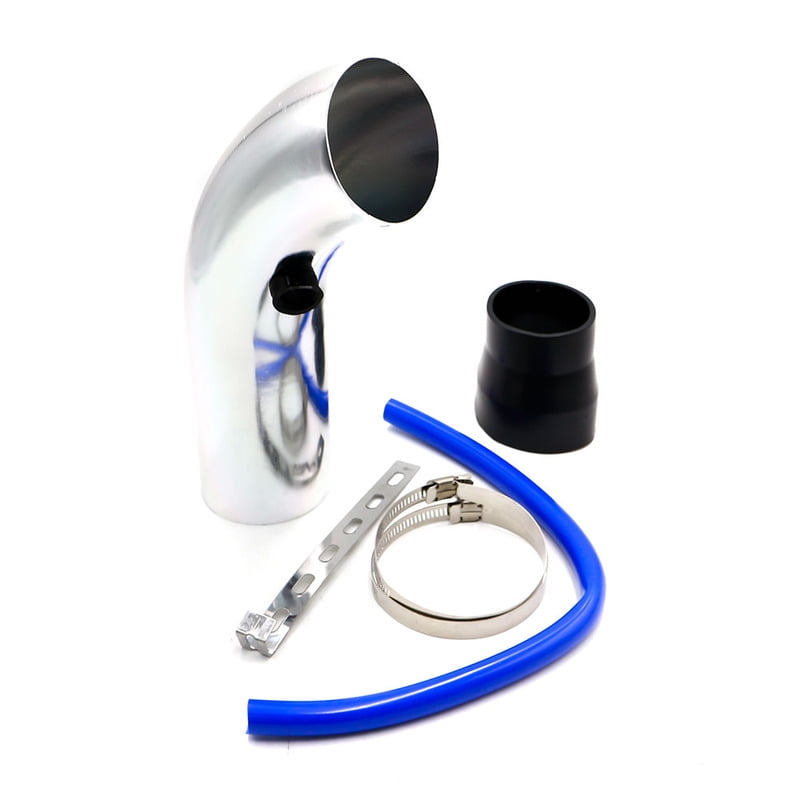 Full Set 3" 76mm Car Cold Air Intake System Turbo Induction Pipe Tube ...