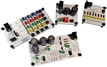 Full Set of 4 Electronics Learning Boards | Practice Soldering & Learn ...
