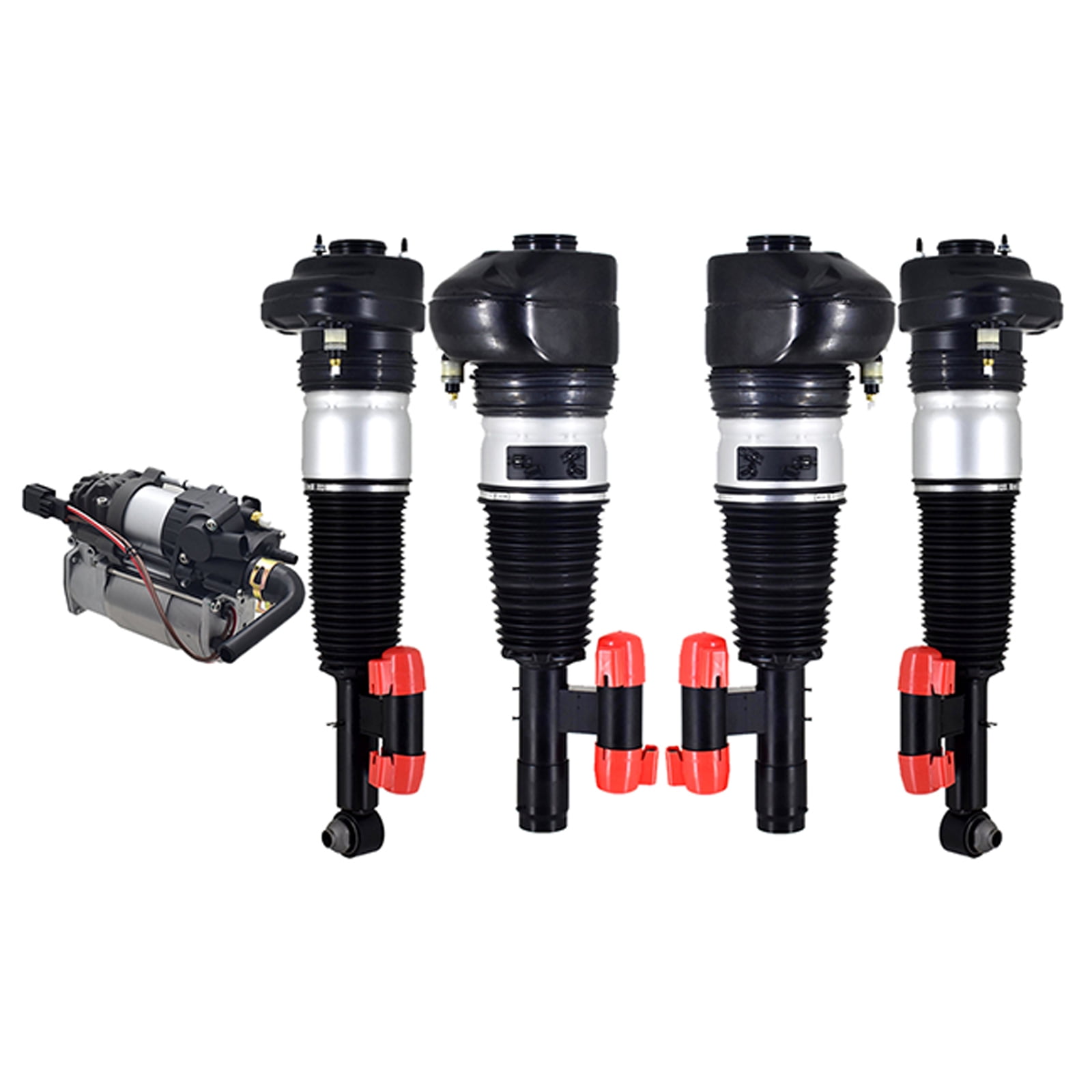 Full Set Air Suspension Compressor Pump-Front-Rear Air Airmatic ...