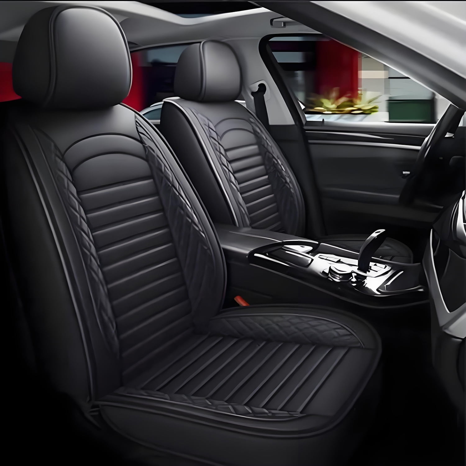 Full Set Car Seat Covers Fit for Nissan Altima 2009-2024,5pcs PU ...