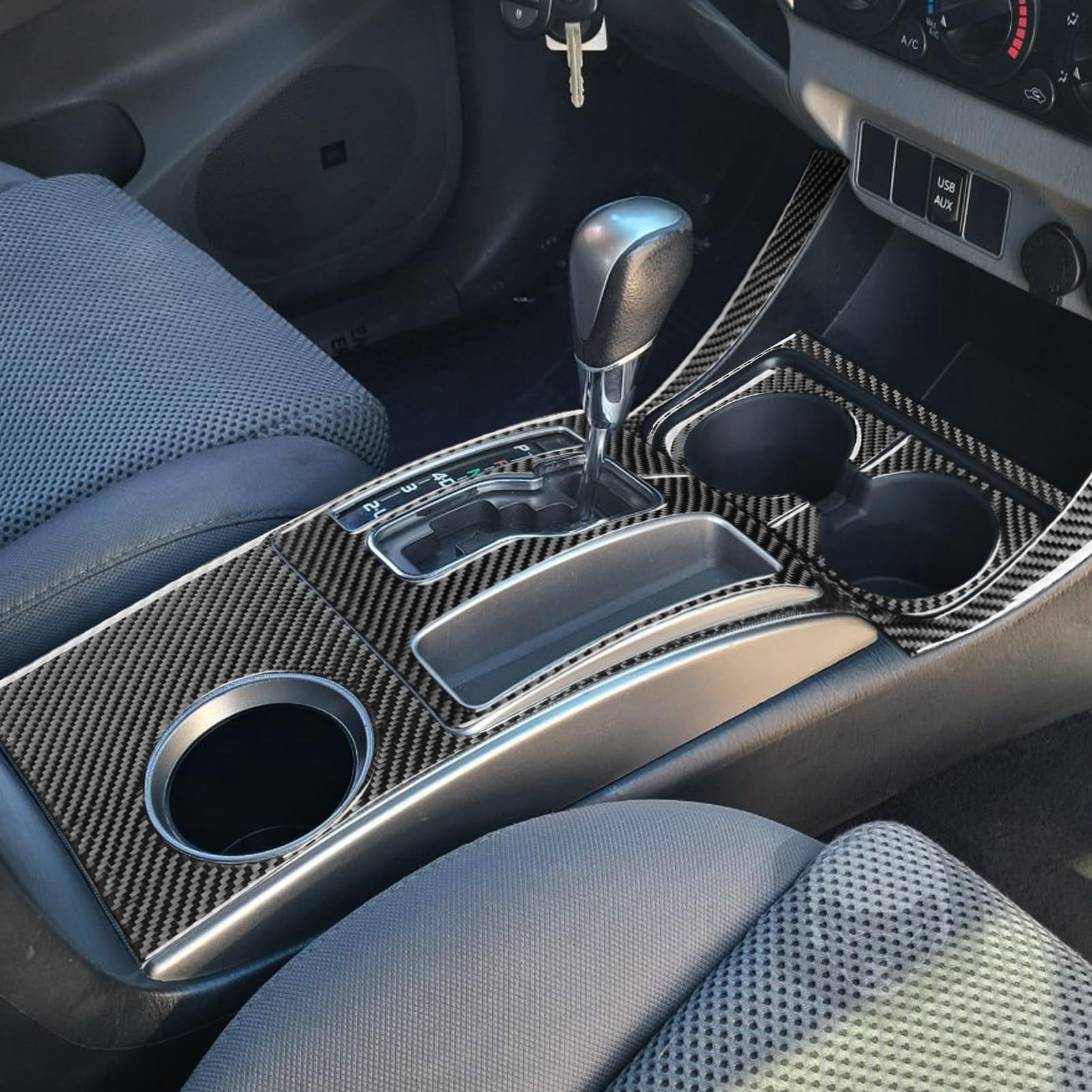 Full Set Carbon Fiber RRF12 Central Console Car Gear Shift Box Water ...
