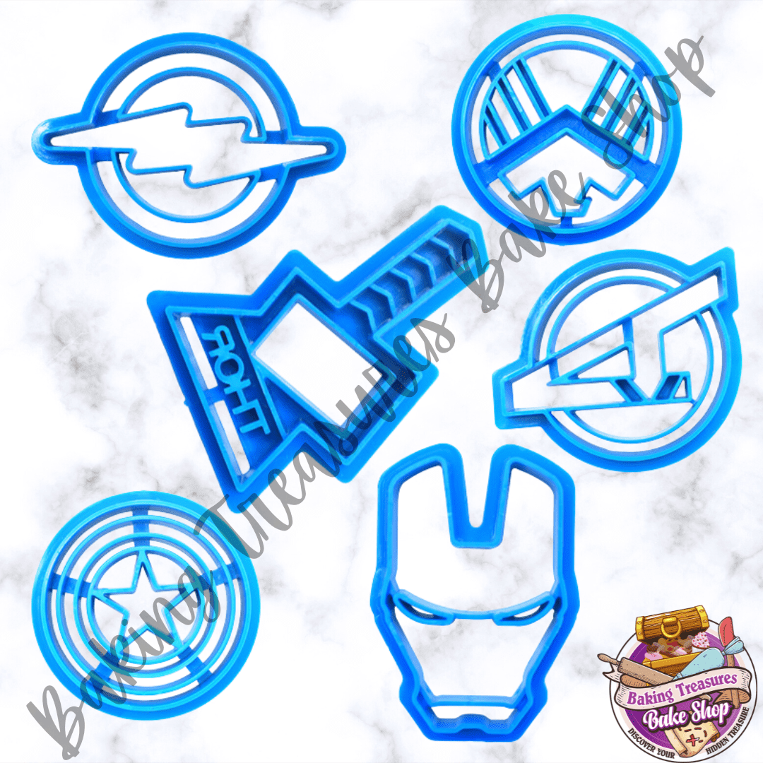 Full Set Heroes cookie Cutters Marvel heroes and DC Heroes - Walmart.com
